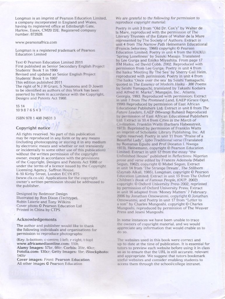 Senior English Project 1 – MYPFSchools